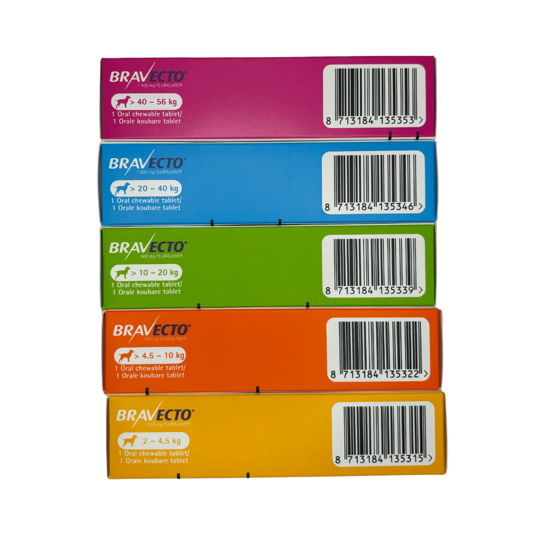 BRAVECTO X-LARGE Chew (>40 - 56KG) Pink - Vet Products Online