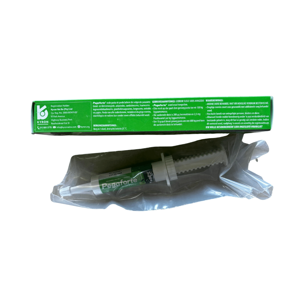 Pegaforte Oral Paste Broad Spectrum equine parasiticide (10g) - Vet ...