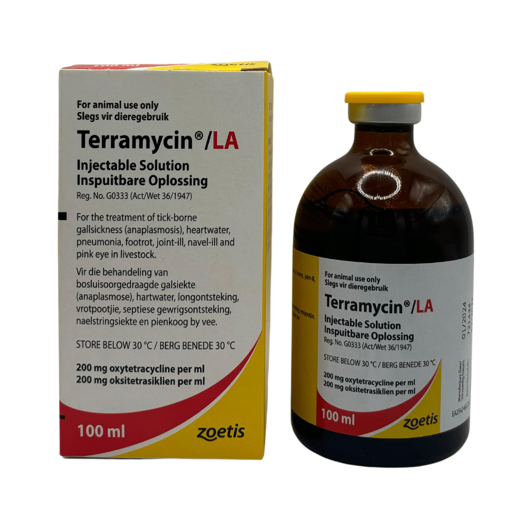 Terramycin LA Injectable Solution(100ml) - Vet Products Online
