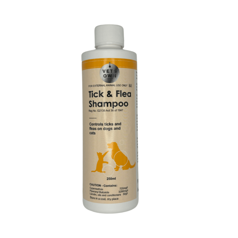 Vets Own Tick & Flea Shampoo (250ml) - Vet Products Online