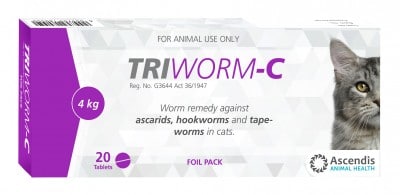 TRIWORM-C TABS 20S - Vet Products Online