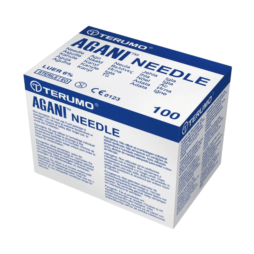 Terumo Agani Sterile Hypodermic Needles 0.5x25mm (100 units) - Vet ...