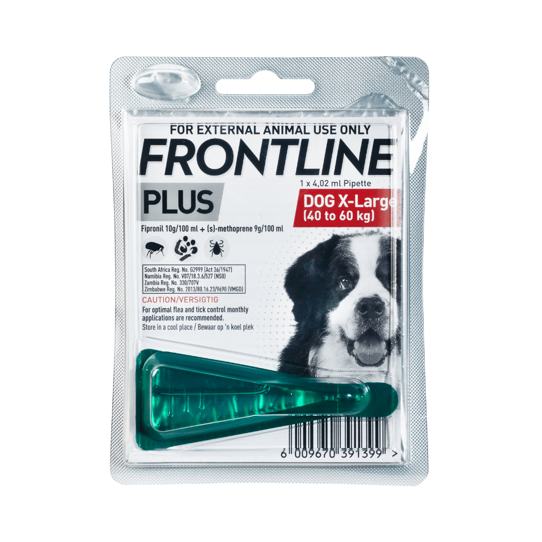 FRONTLINE PLUS X-LARGE DOG 4.02ml (40-60KG)(RED) x 10 - Vet Products Online