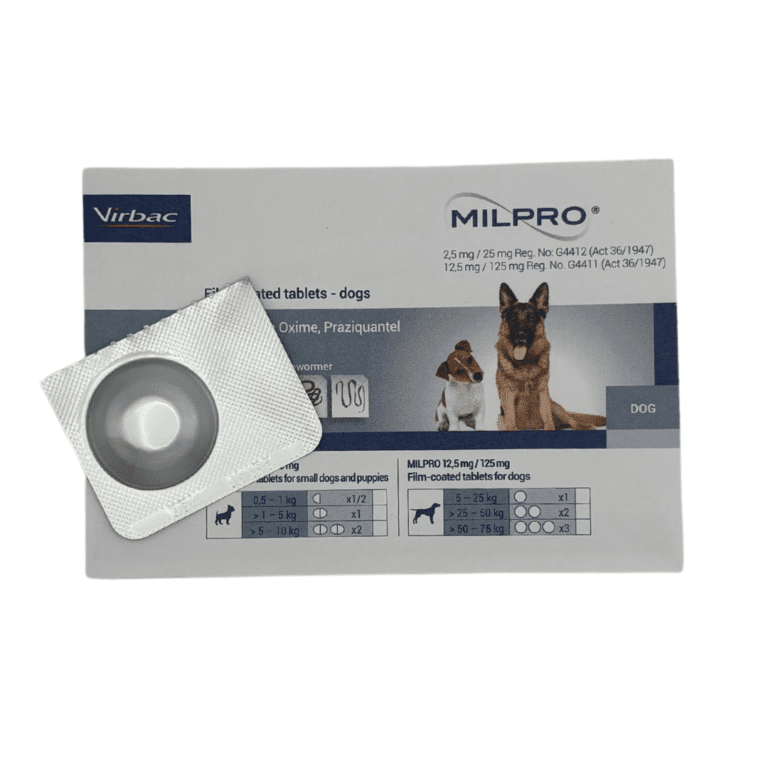 Milpro Dog Deworming Tablet (Single Tablet) - Vet Products Online