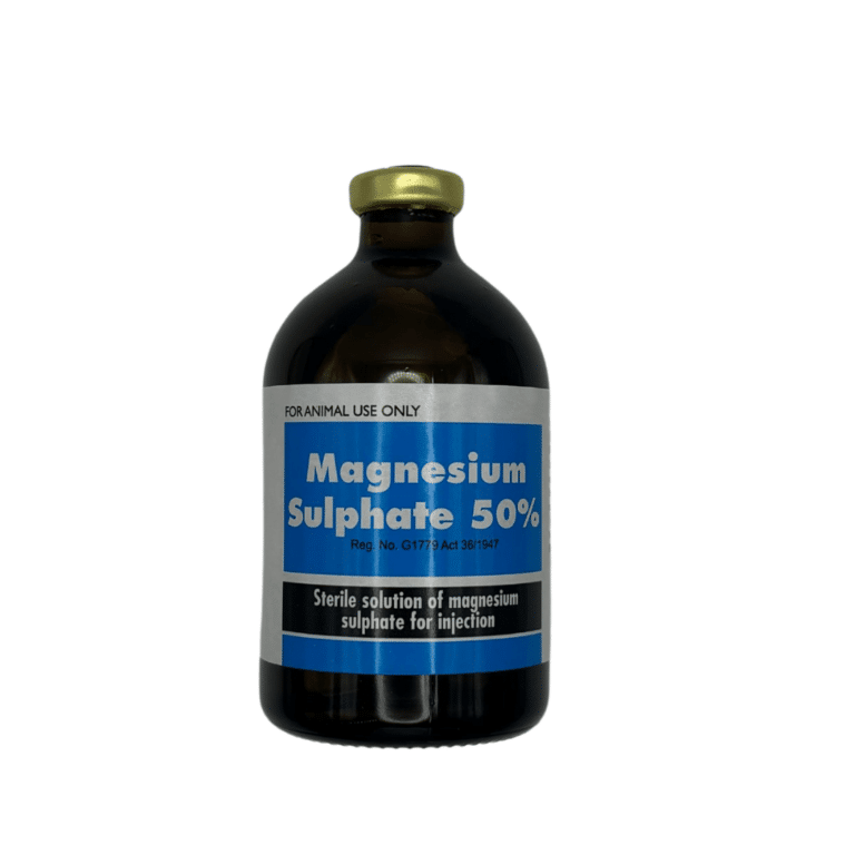 Magnesium Sulphate 50% Injection Solution (100ml) - Vet Products Online