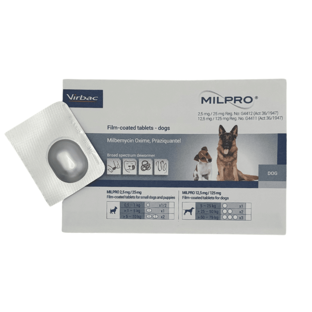 Milpro Puppy Deworming Tablet (Single Tablet) - Vet Products Online