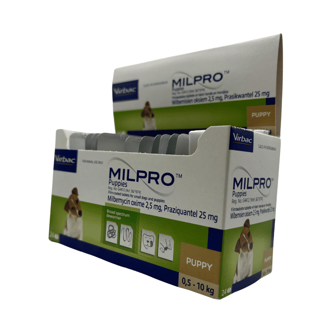 Milpro Puppy Deworming Tablets (24 Tablets) - Vet Products Online