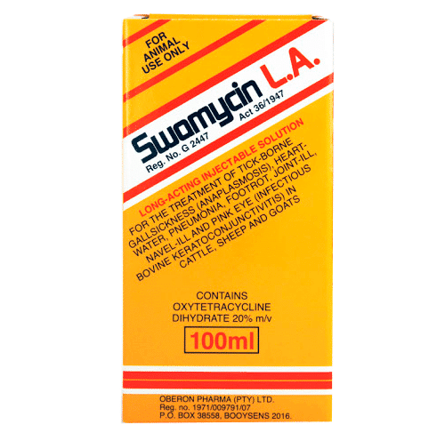 SWAMYCIN LA 100ML - Vet Products Online