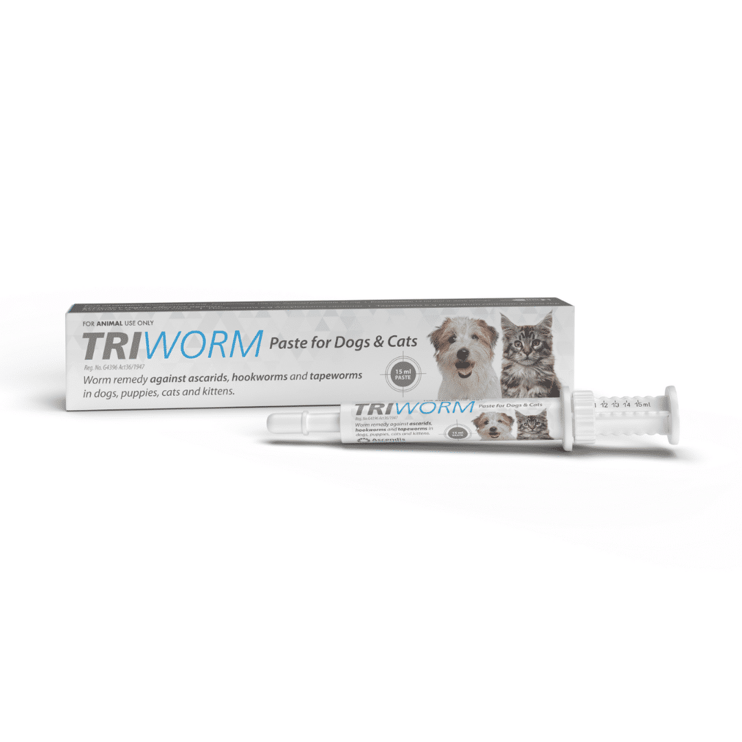 Triworm Deworming Paste for Dogs and Cats (15ml) - Vet Products Online