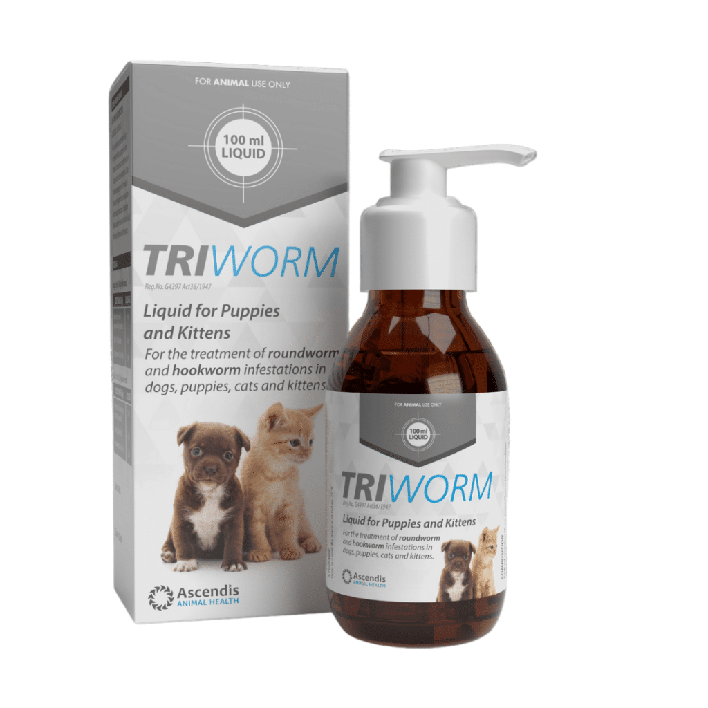 Triworm Liquid for Puppies and Kittens (100ml) - Vet Products Online