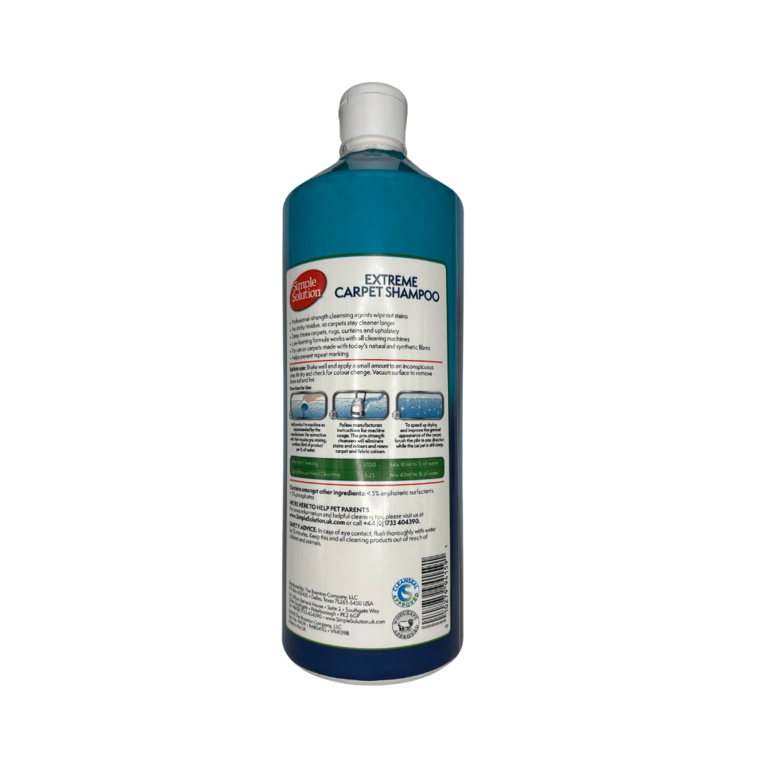 Simple Solution Extreme Carpet Shampoo (1 Litre) - Vet Products Online