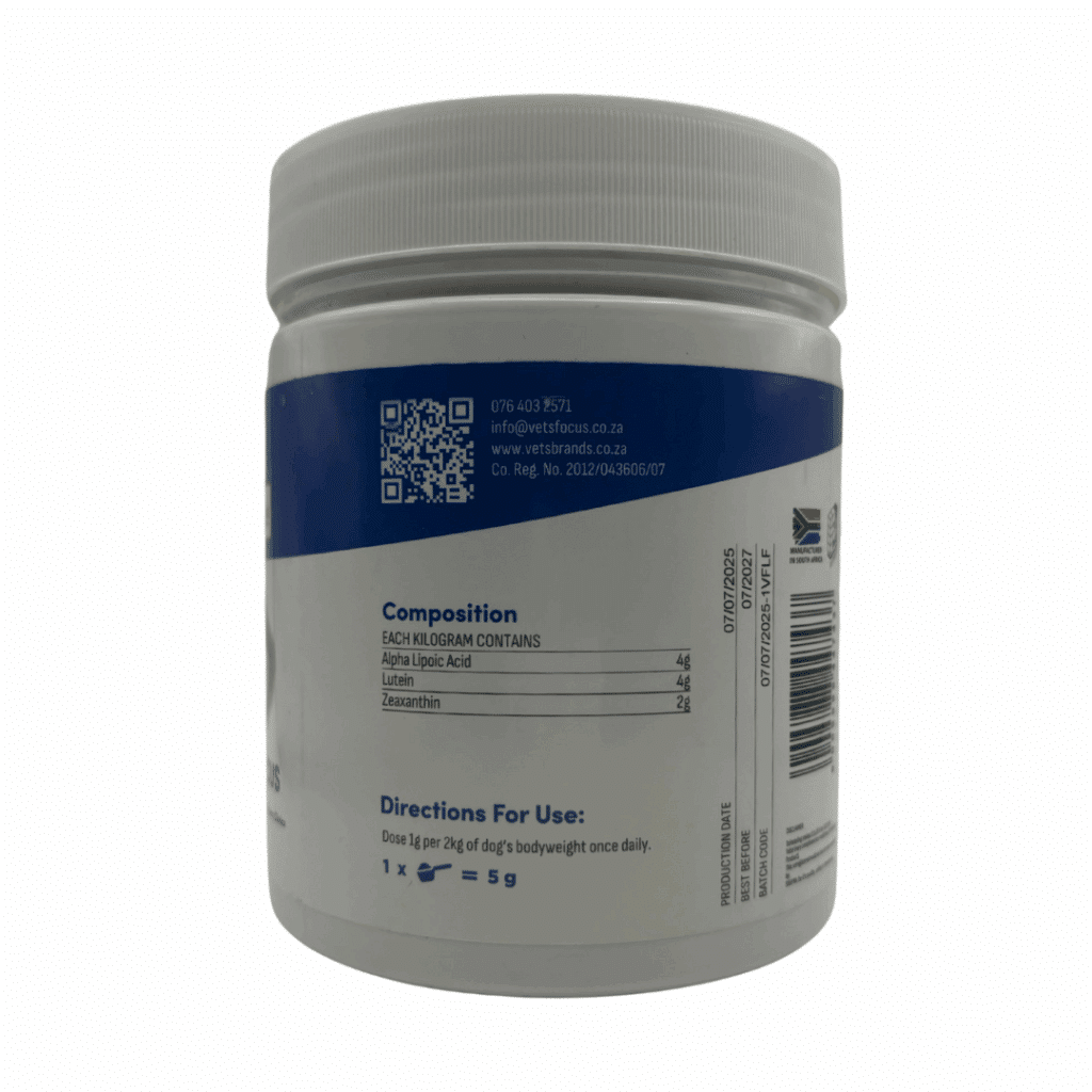 Lensfocus Powder – Diabetic Cataract Prevention for Dogs (250g) - Vet ...